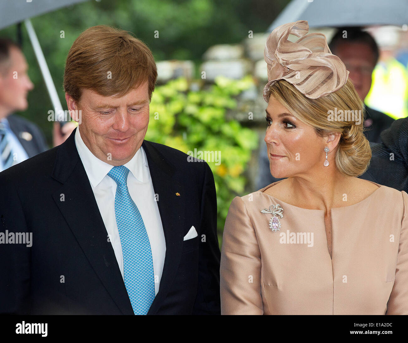King Willem-Alexander and Queen Maxima of the Netherlands at Museum ...