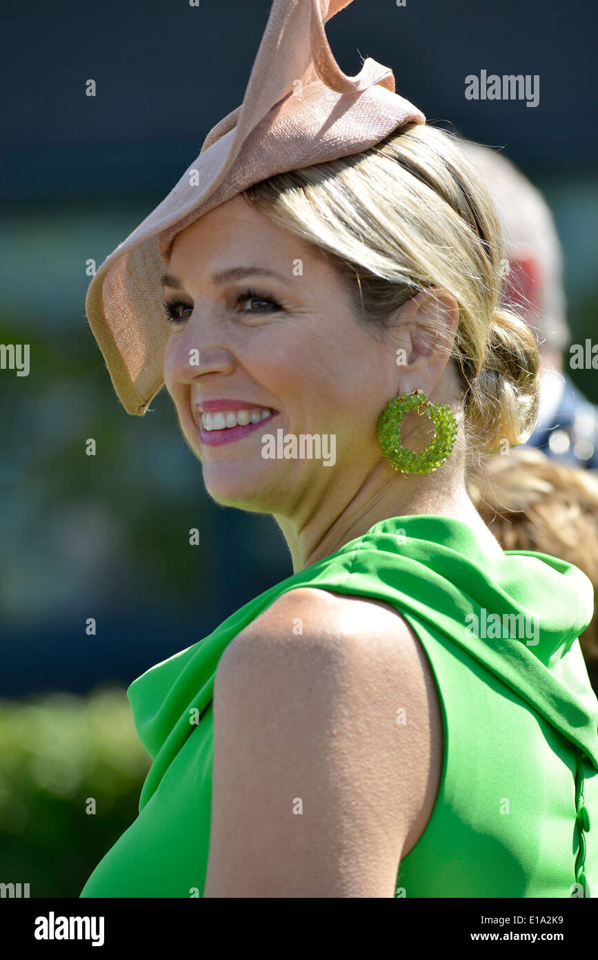 Portrait of Queen Maxima of the Netherlands Stock Photo - Alamy