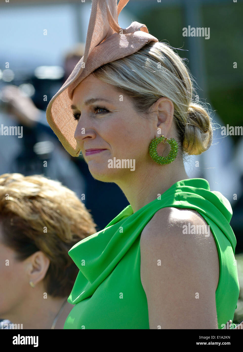 Portrait of Queen Maxima of the Netherlands Stock Photo - Alamy