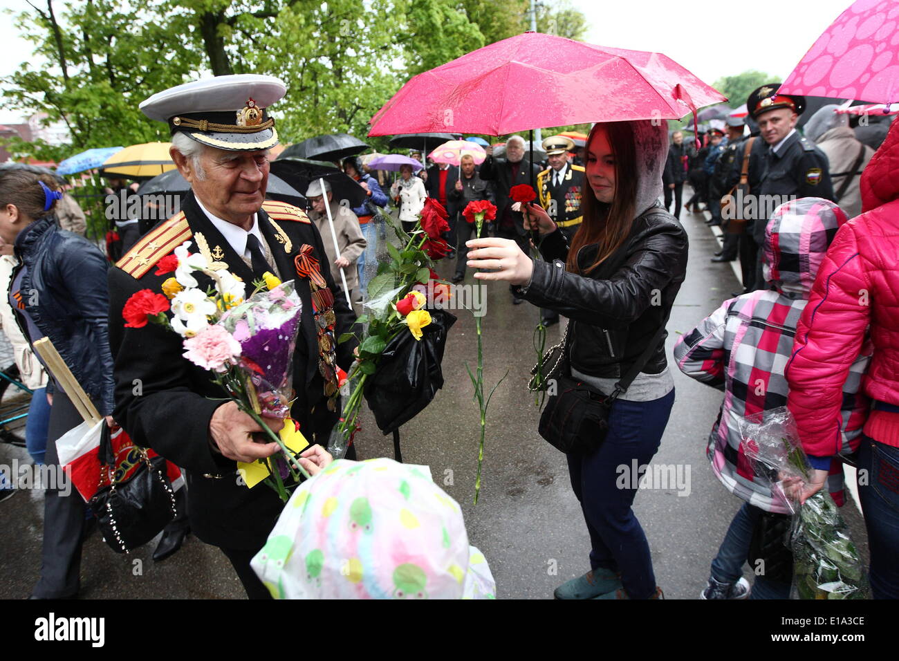 Kaliningrad, RUSSIA. 9th May, 2014. Kaliningrad, Russia 9th, May 2014 ...