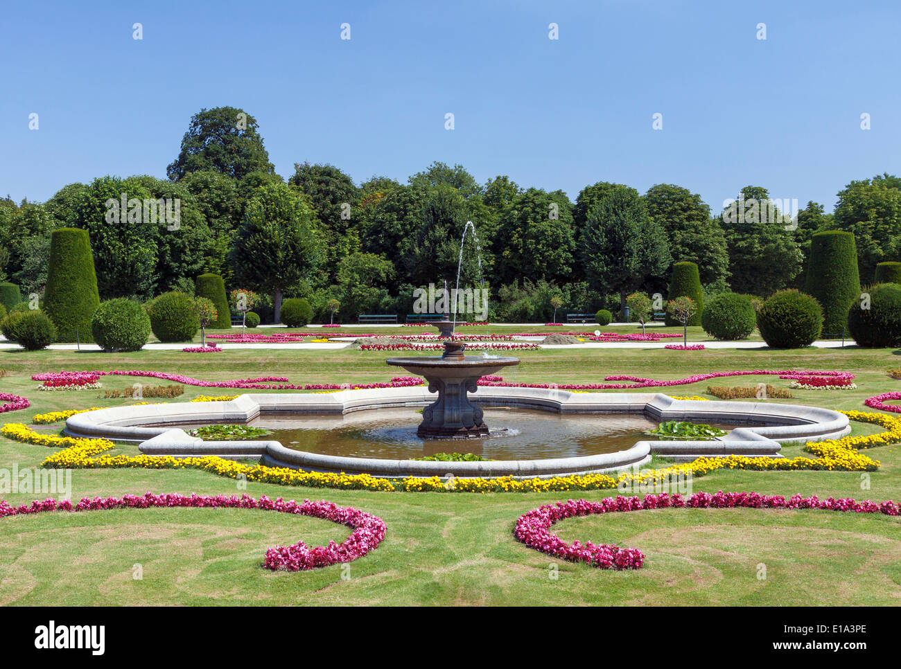 Beautiful garden in vienna hi-res stock photography and images - Alamy