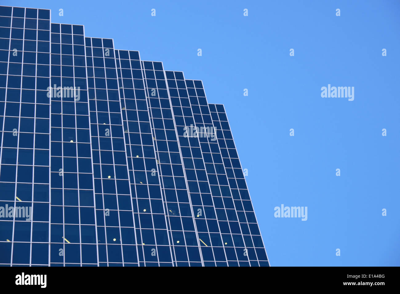 Modern design offices in high rise building hi-res stock photography ...