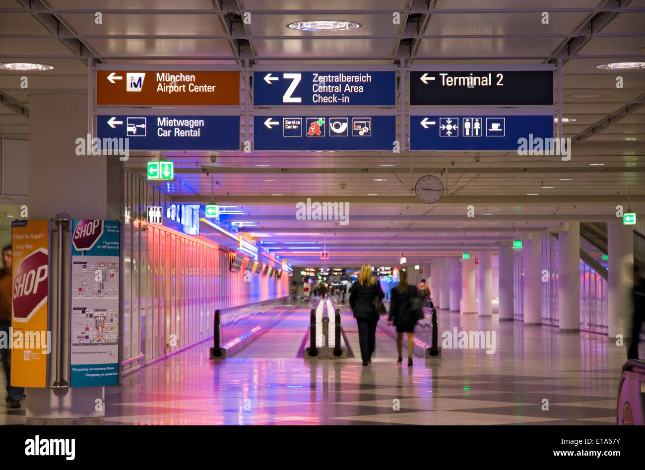 On the airport in Munich Stock Photo - Alamy