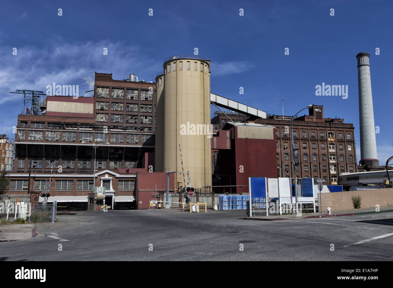 Large old factory Stock Photo - Alamy