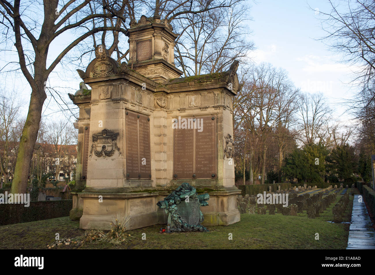 War memorial and graves, Cologne, Germany Stock Photo - Alamy