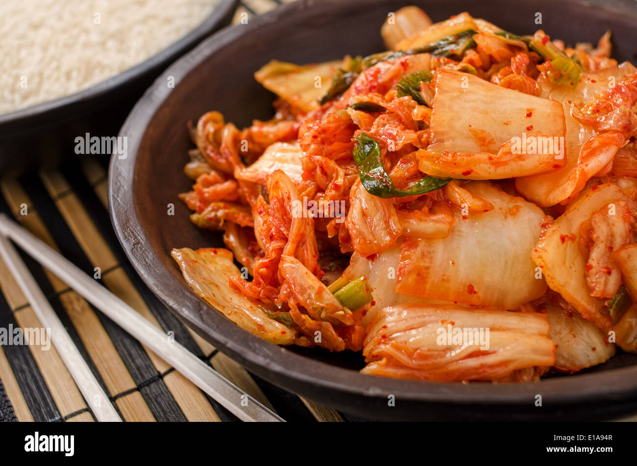 Korean kimchi dish hi-res stock photography and images - Alamy