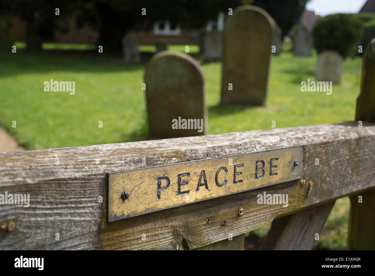 Gate entrance to grave yard hi-res stock photography and images - Alamy
