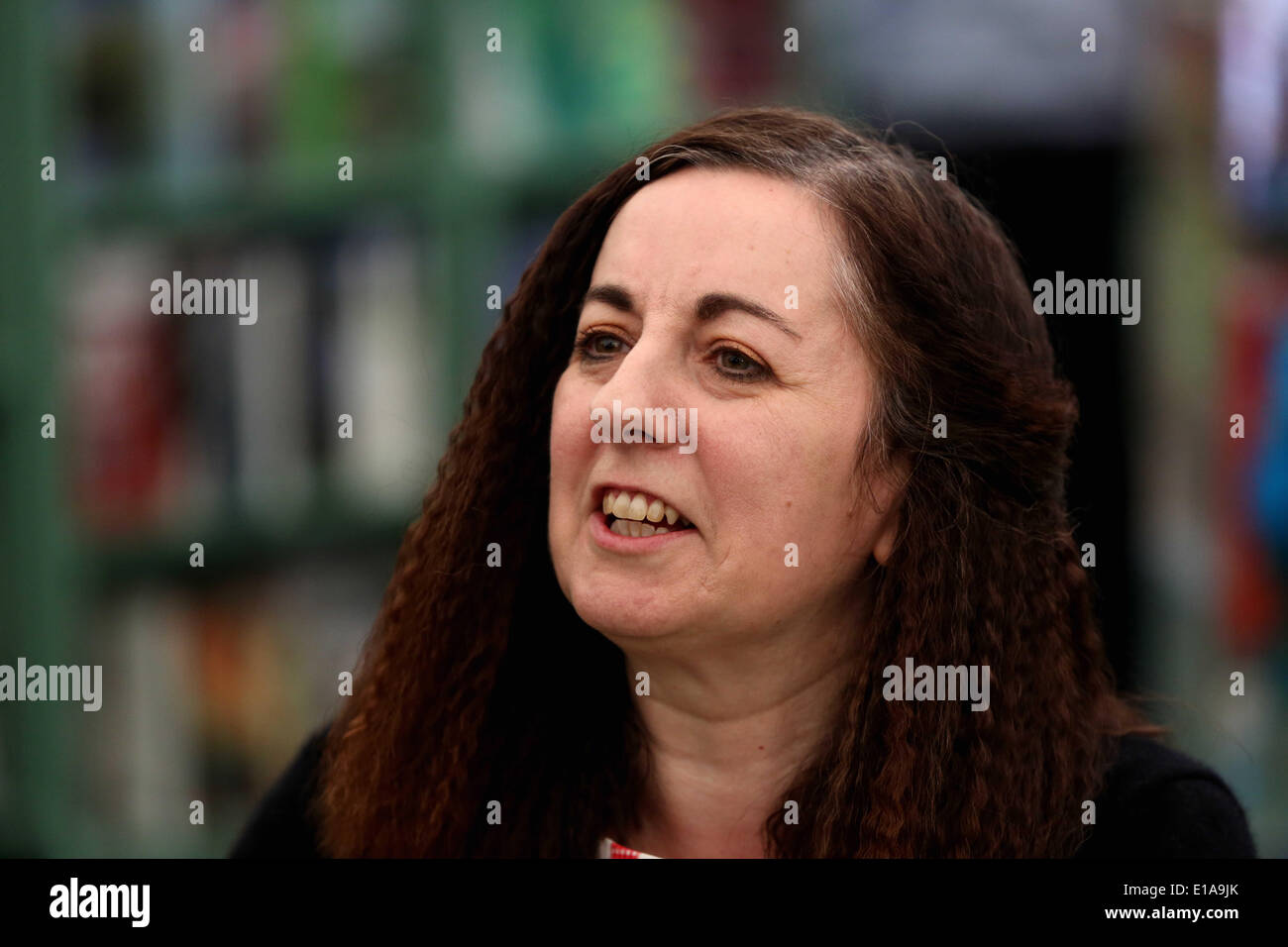 Hay on Wye, Powys, Wales UK. 28th May 2014. Pictured: Cathy Cassidy Re ...