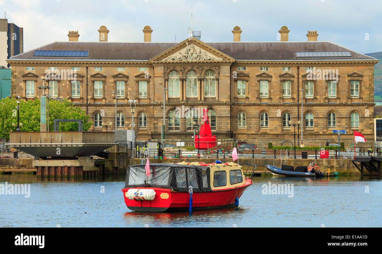 UK, Northern Ireland, Belfast, Custom House Stock Photo - Alamy