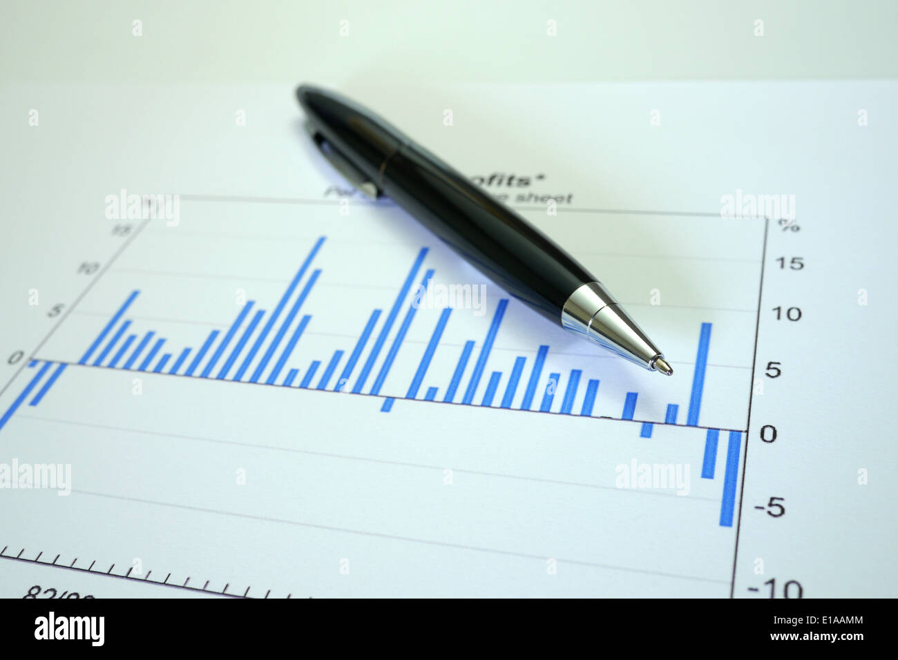 graph showing financial results Stock Photo - Alamy