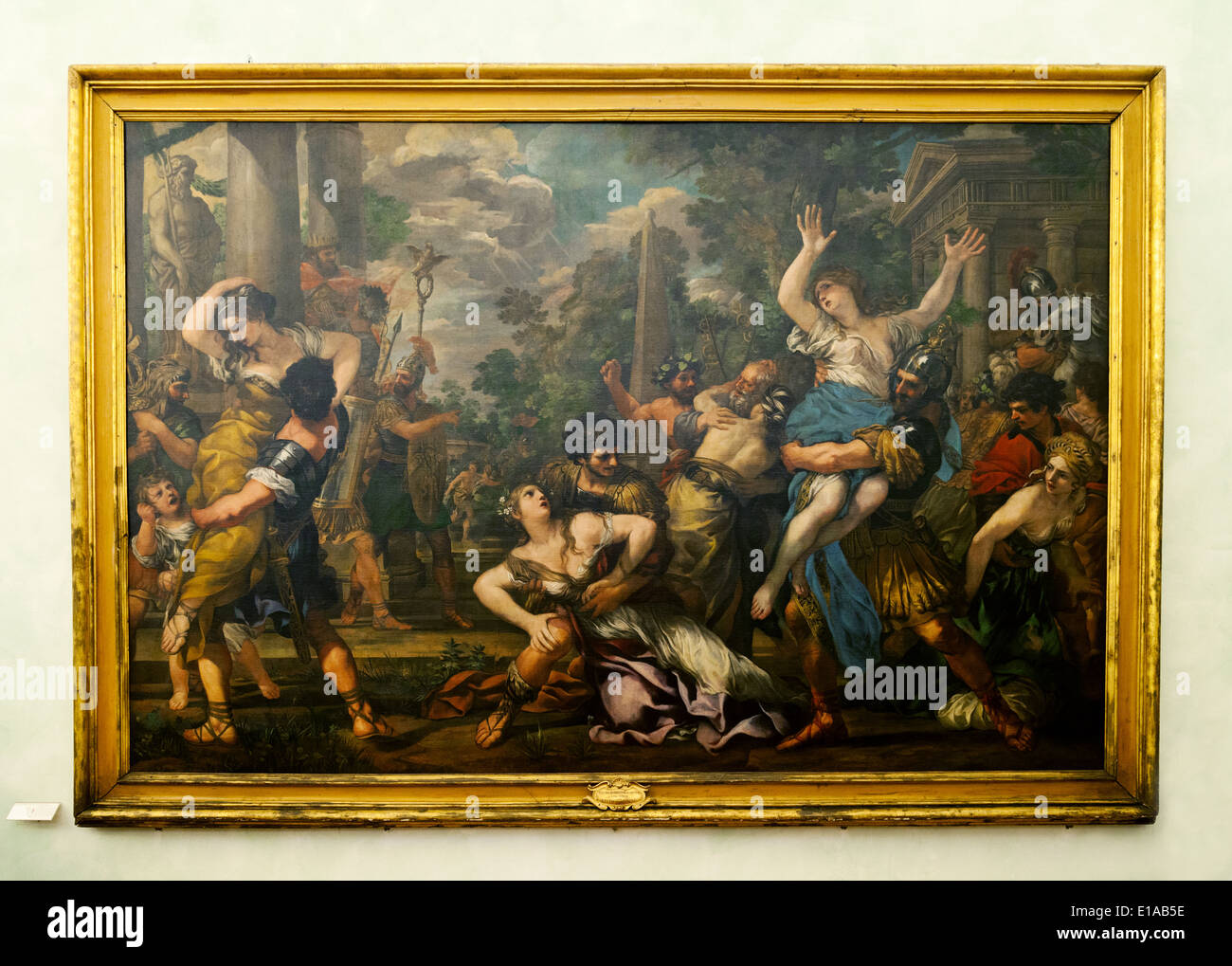 The Rape of the Sabine Women by Pietro da Cortona ( Pietro Berrettini ...