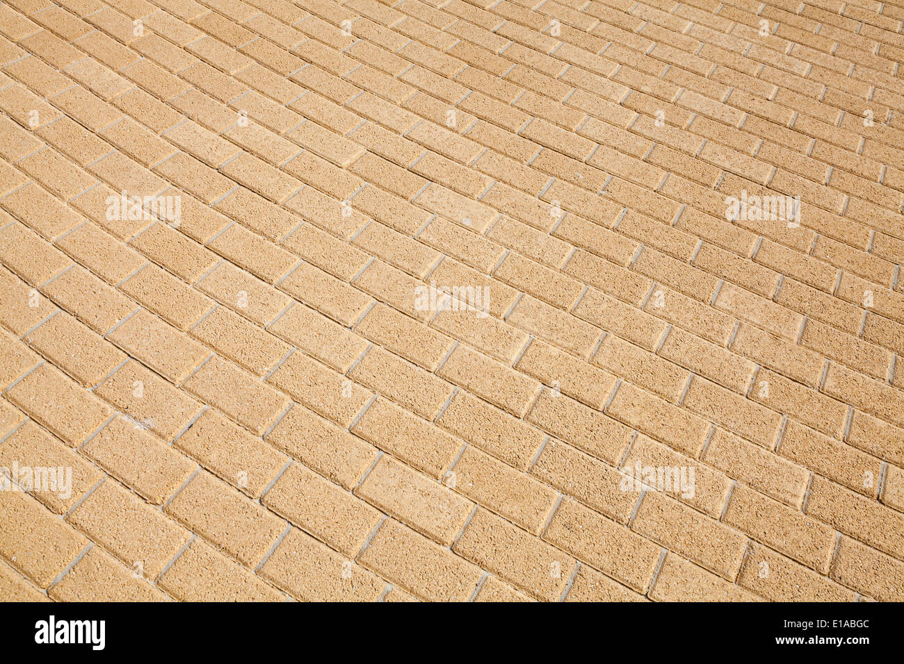 Background texture of yellow cobblestone pavement pattern Stock Photo ...