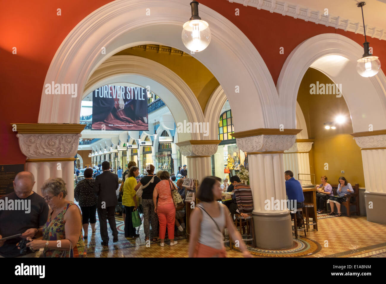 Sydney Australia,George,Market Street,Queen Victoria building,QVB ...