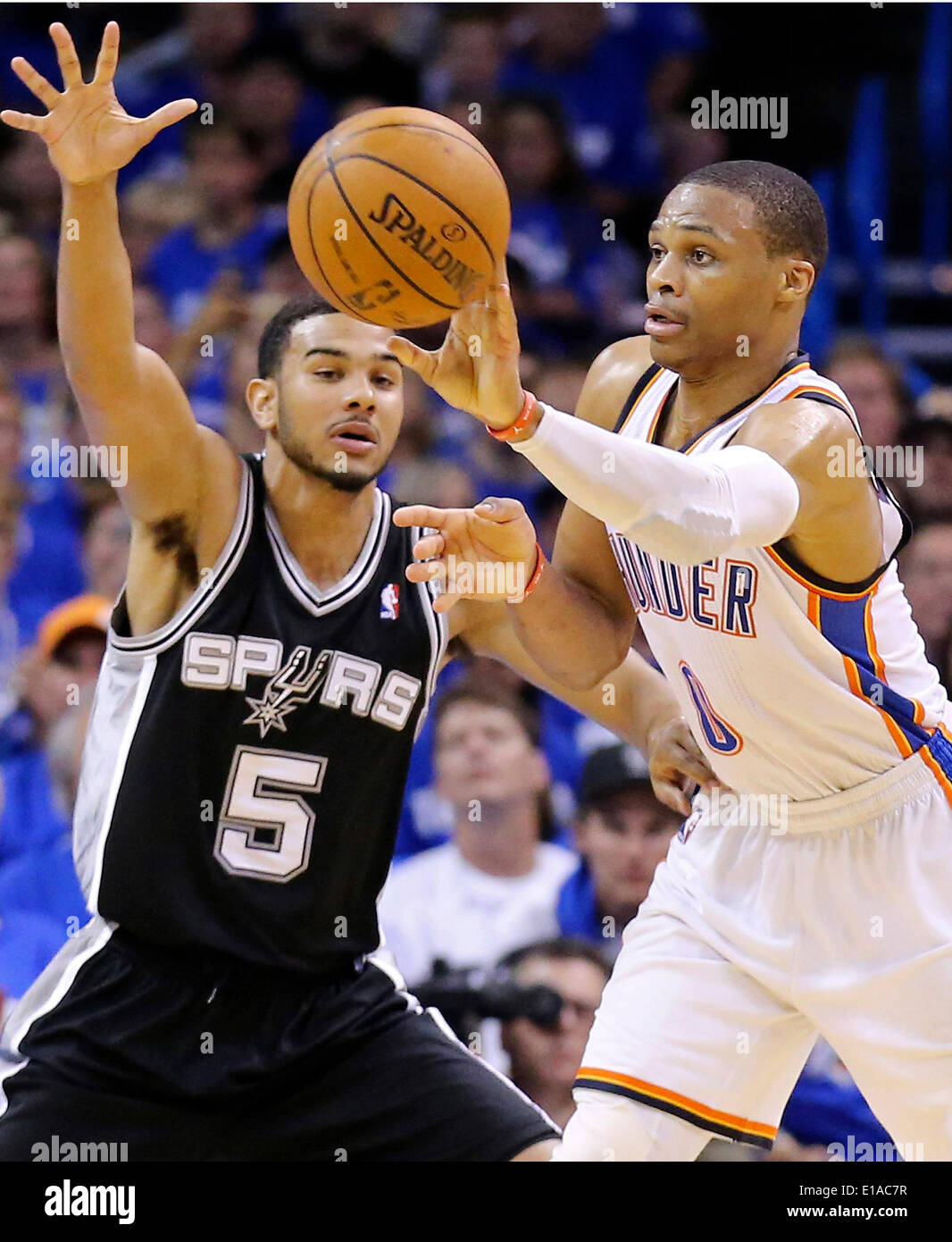 May 27, 2014 - Oklahoma City, OKLAHOMA, USA - Oklahoma City Thunder's ...