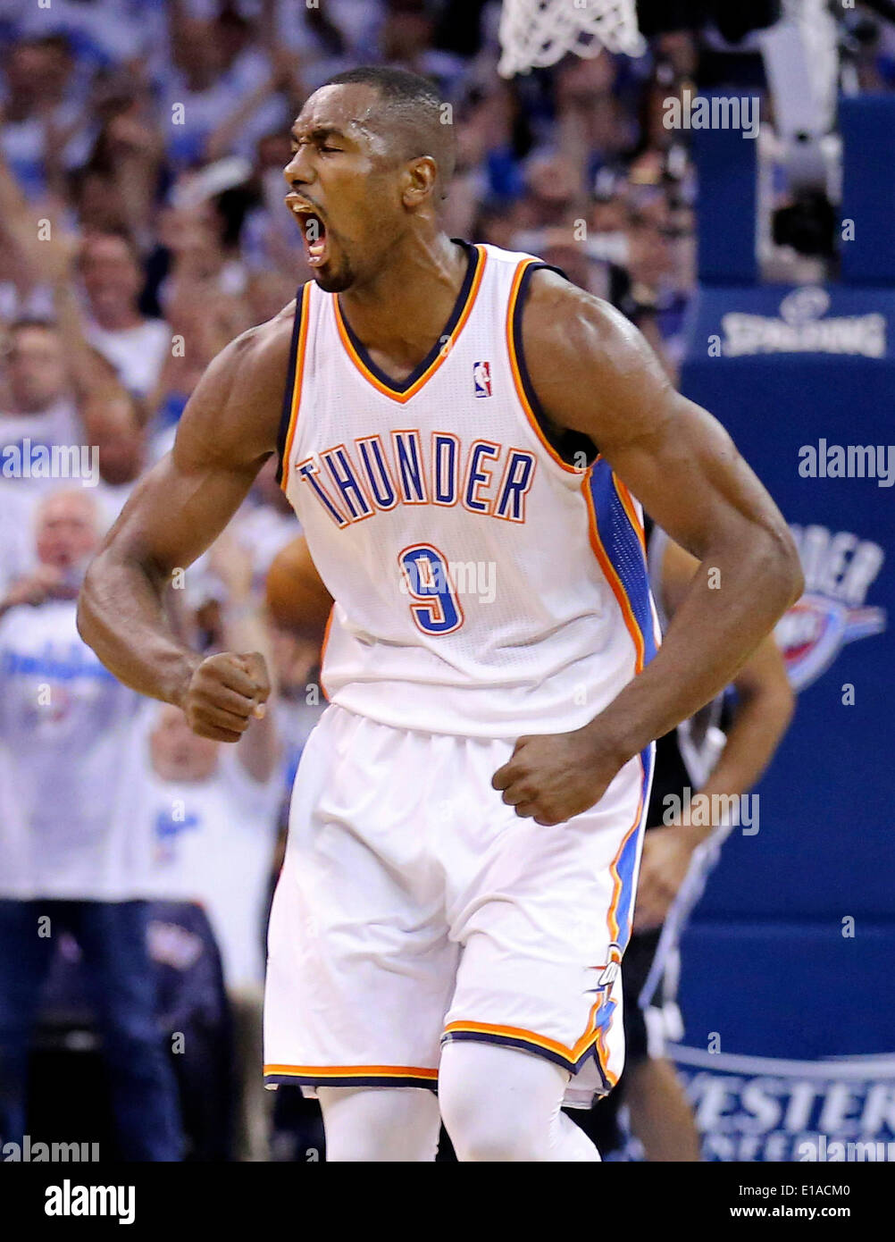 Oklahoma City, OK, USA. 27th May, 2014. Oklahoma City Thunder's Serge ...