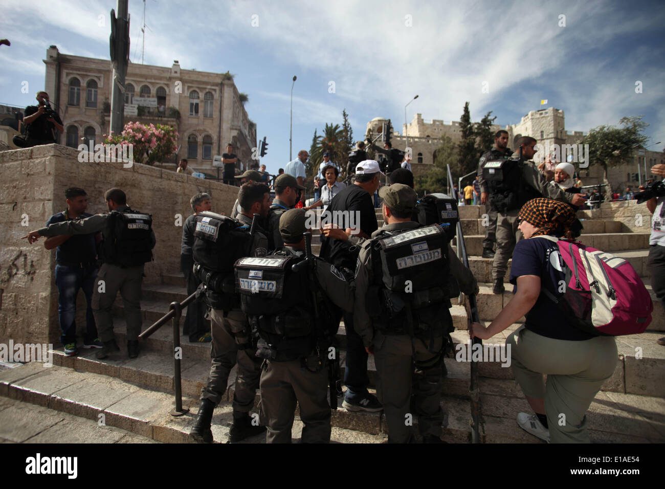 Jerusalem divided city hi-res stock photography and images - Alamy