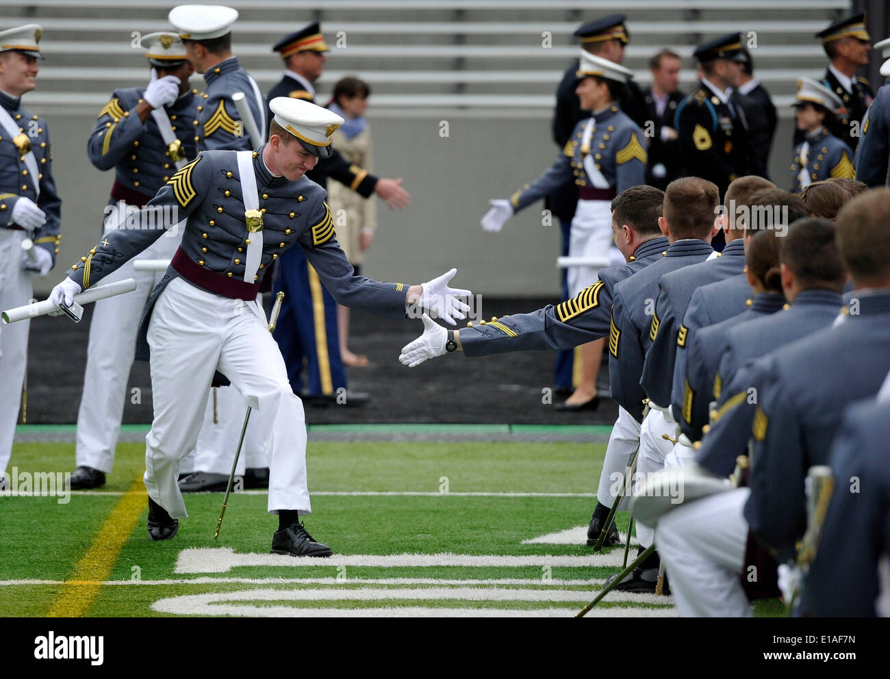 West point military graduation ceremony hi-res stock photography and ...