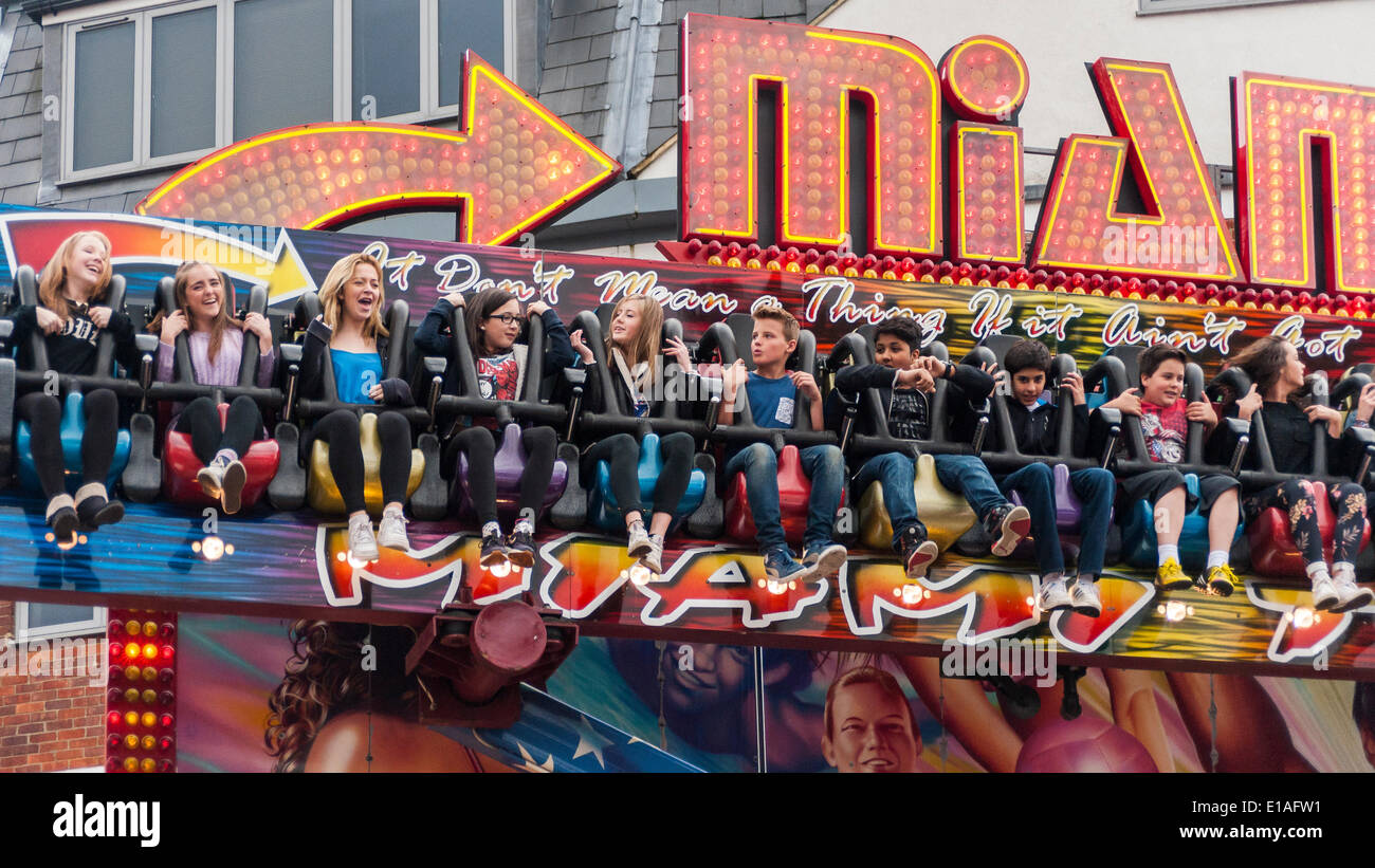 Village fair rides hi-res stock photography and images - Alamy