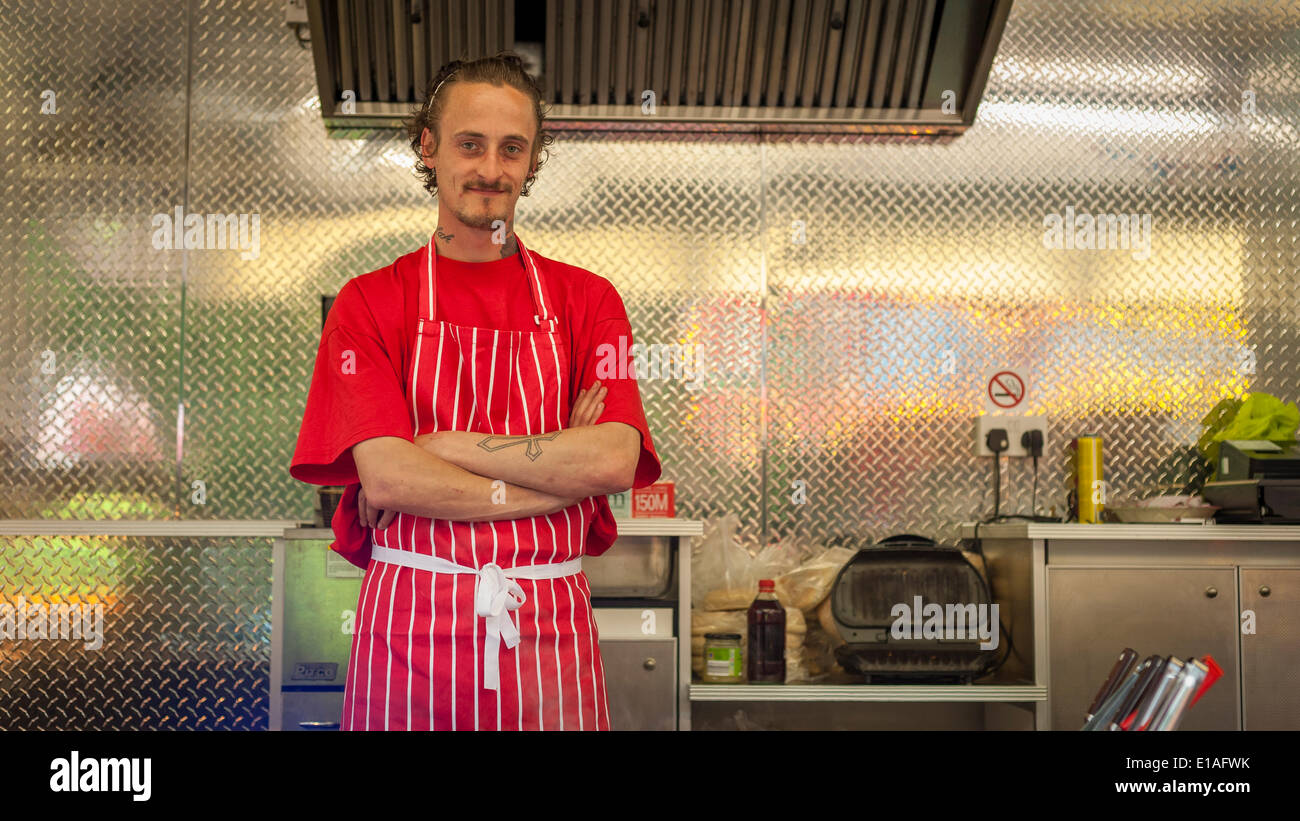 Fast food stall fun fair hi-res stock photography and images - Alamy