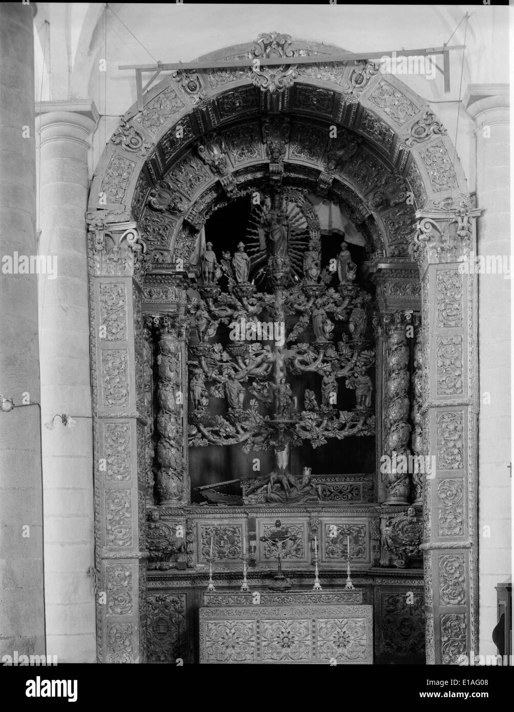 The Igreja de Santa Maria in Beja, Portugal, is a notable historical ...