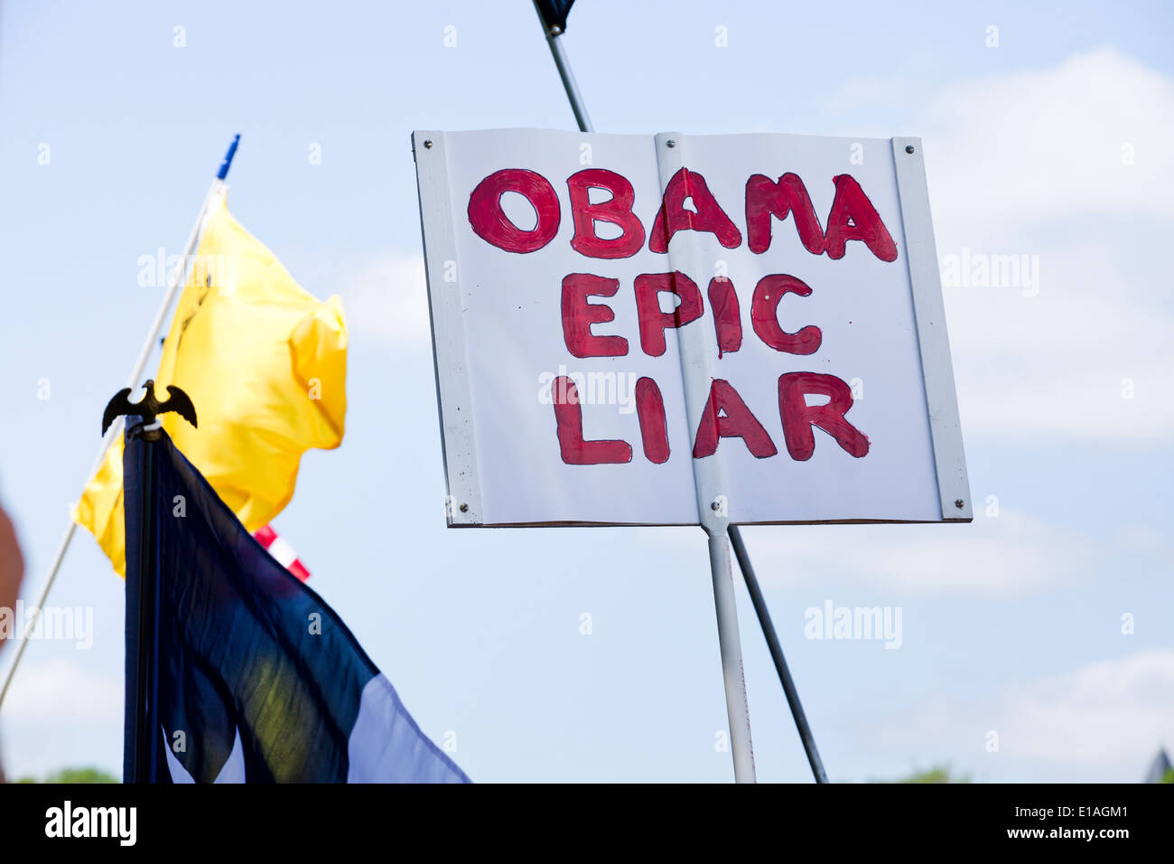 Tea Party rally - Washington, DC USA Stock Photo - Alamy