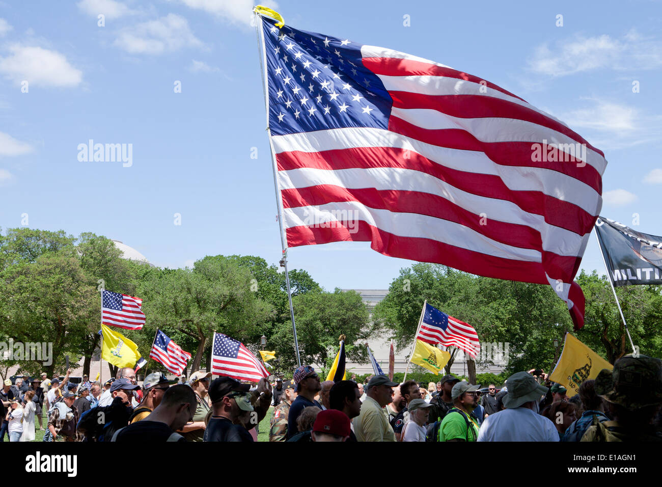 Tea Party rally - Washington, DC USA Stock Photo - Alamy