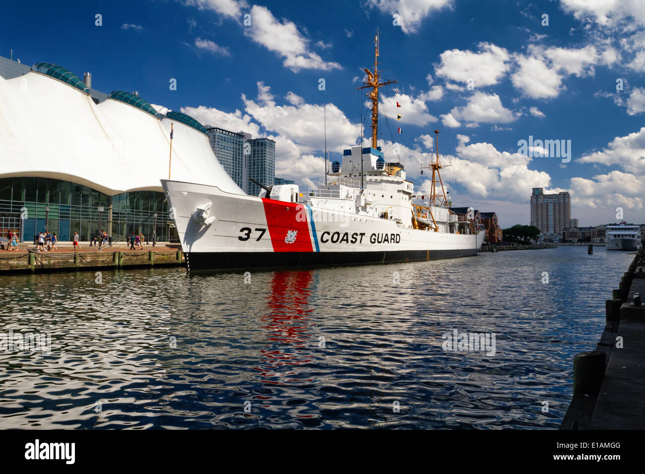 Low Angle View of the USCGC Taney, High Endurance Coast Guard Cutter ...