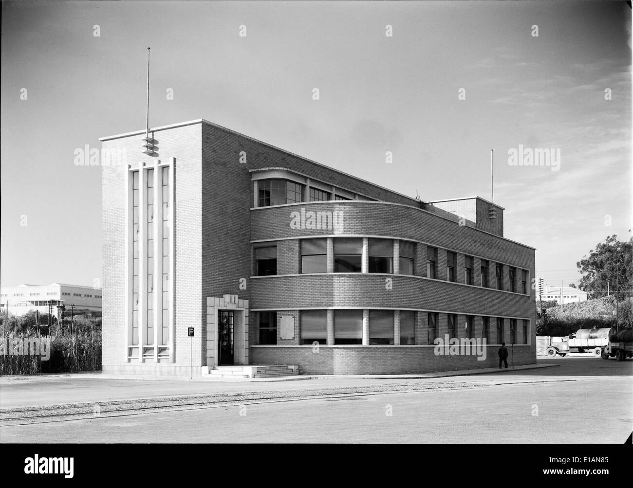 A photograph of the SACOR facility in Lisbon, Portugal, highlighting ...