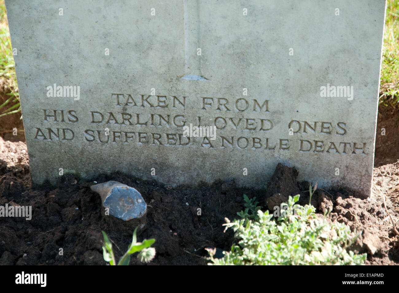 Cemetery inscription hi-res stock photography and images - Alamy