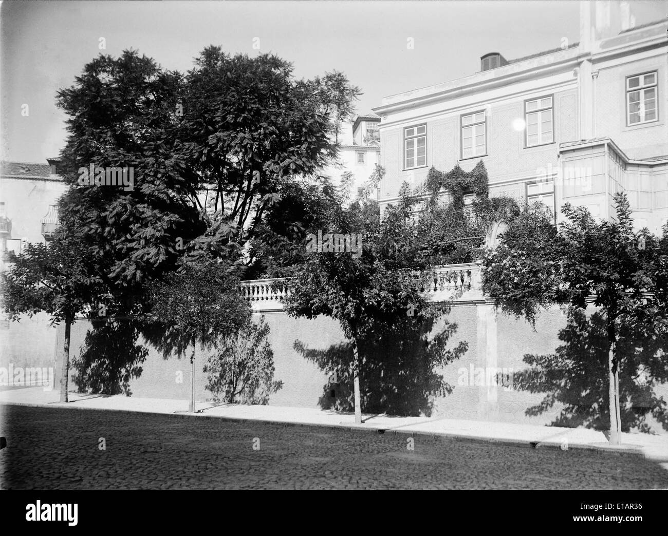 Residential buildings living on Black and White Stock Photos & Images ...