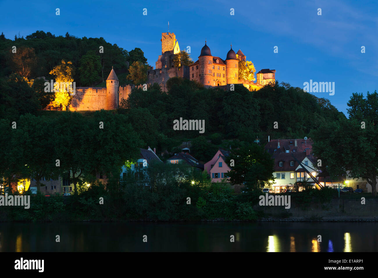 Burg Wertheim castle ruins, Wertheim, Baden-Württemberg, Germany Stock ...