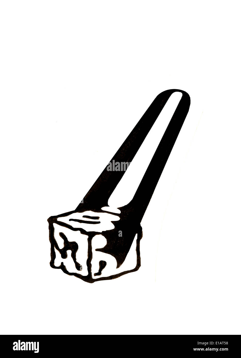 Tongs drawing hi-res stock photography and images - Alamy