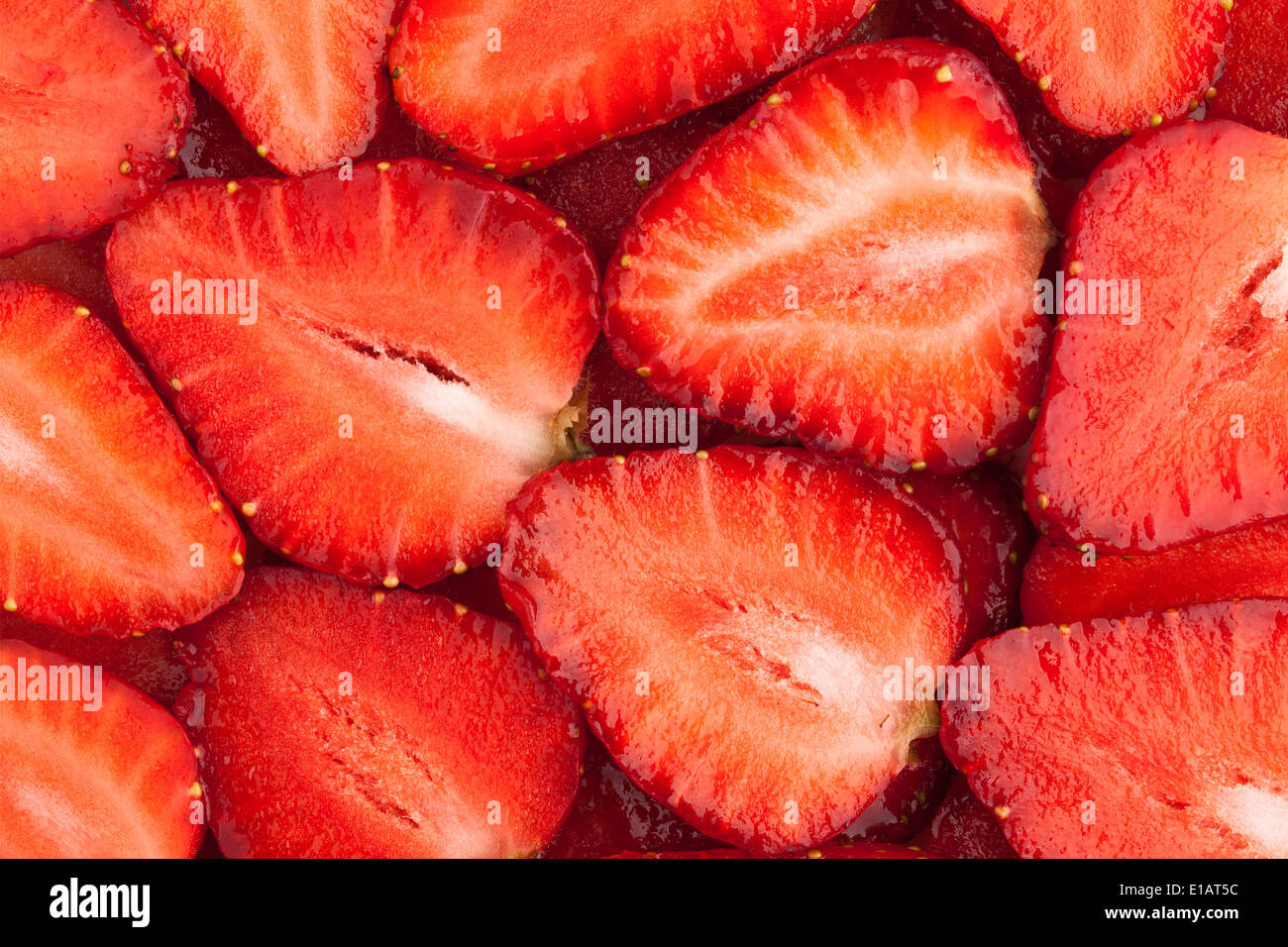 Strawberry background hi-res stock photography and images - Alamy