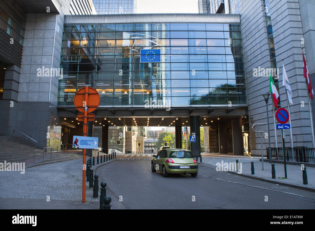 Paul Henri Spaak (right) and Altiero Spinelli (left) Building, European ...
