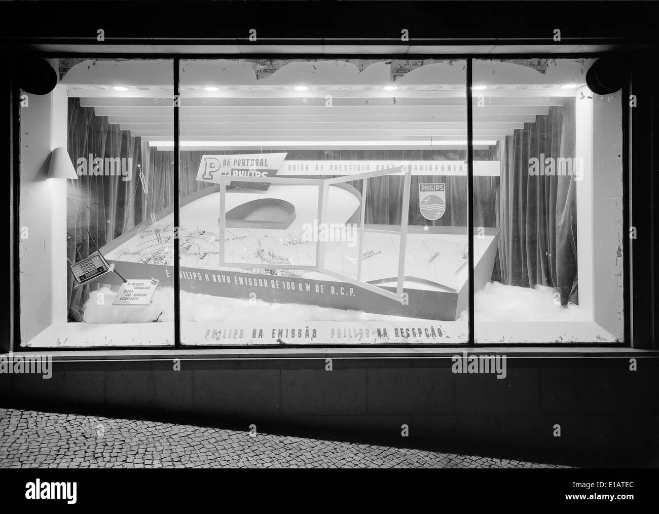 A photograph showing a Philips advertisement in Portugal, capturing the ...