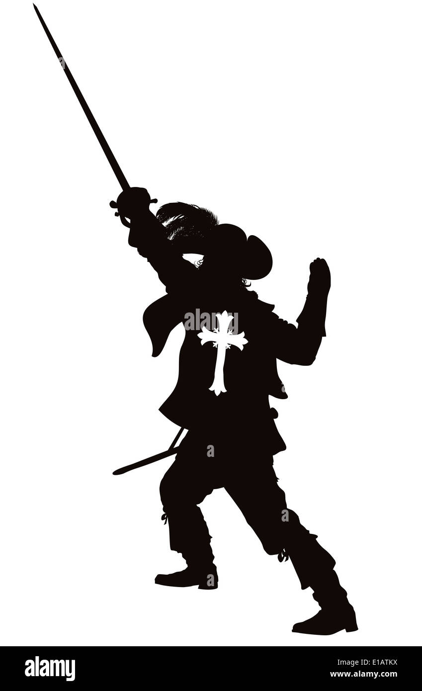Musketeer hat d'artagnan Cut Out Stock Images & Pictures - Alamy