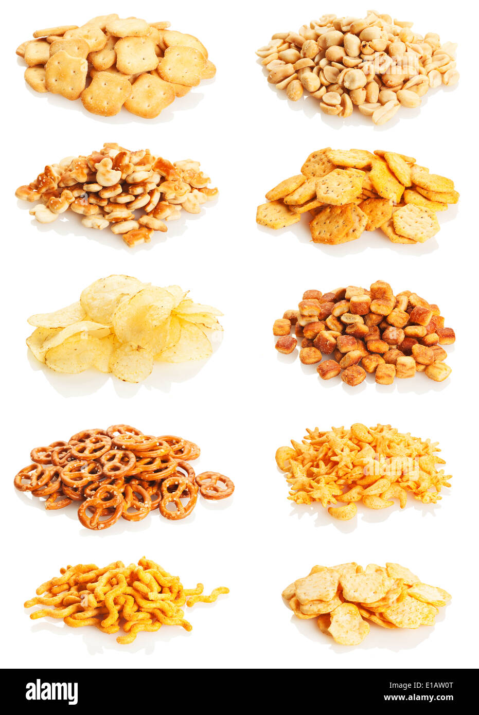 Potato chips peanuts snack hi-res stock photography and images - Alamy