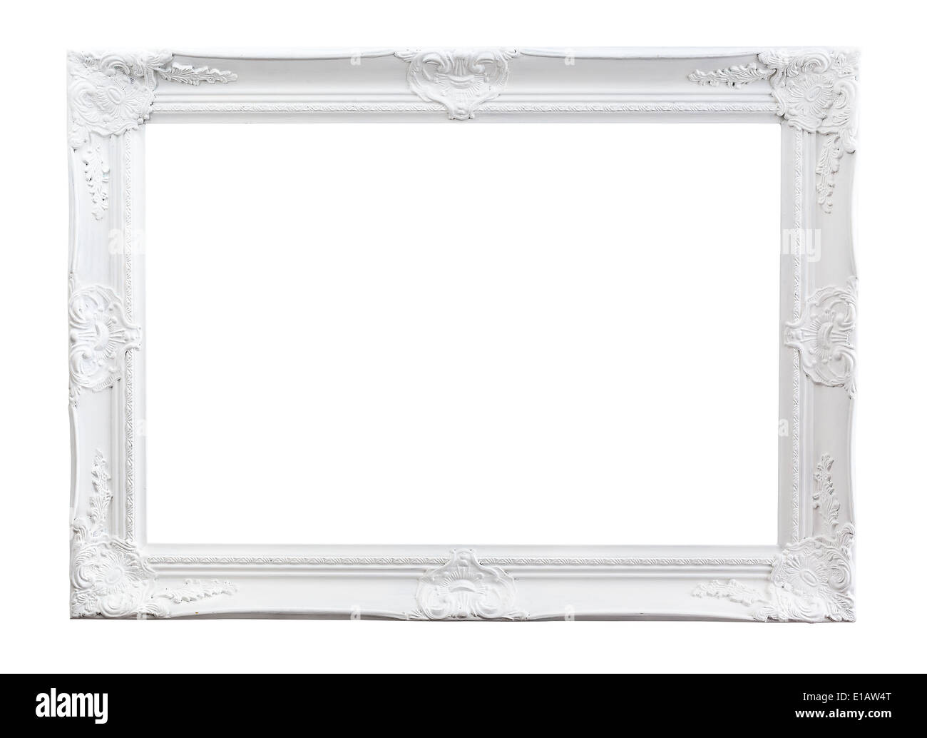 Ornate White Frame