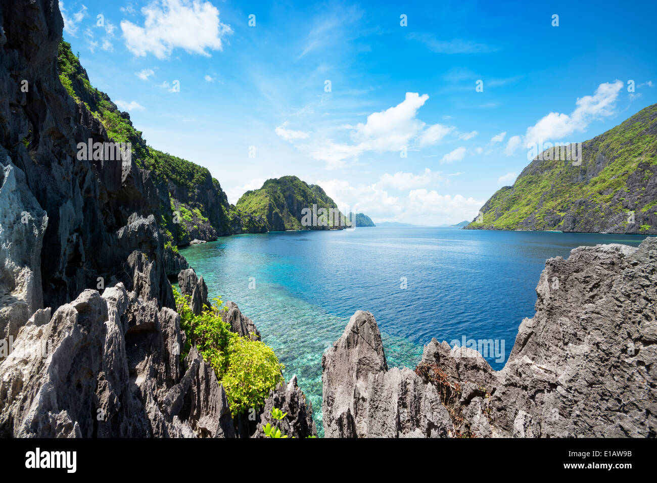 Tapiutan Strait in Palawan, El Nido, Philippines Stock Photo - Alamy