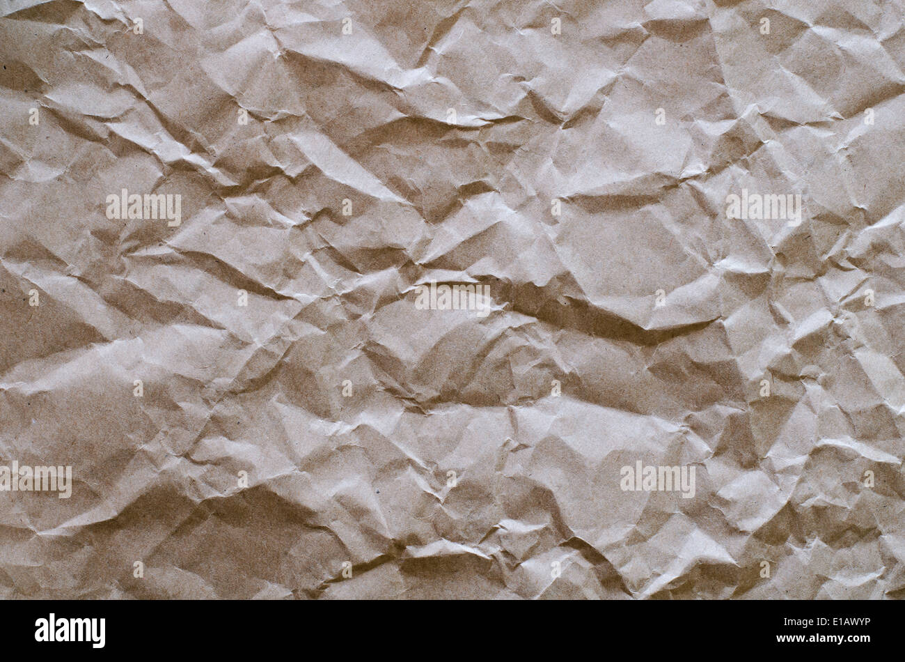 crumpled brown paper to use a background image Stock Photo - Alamy