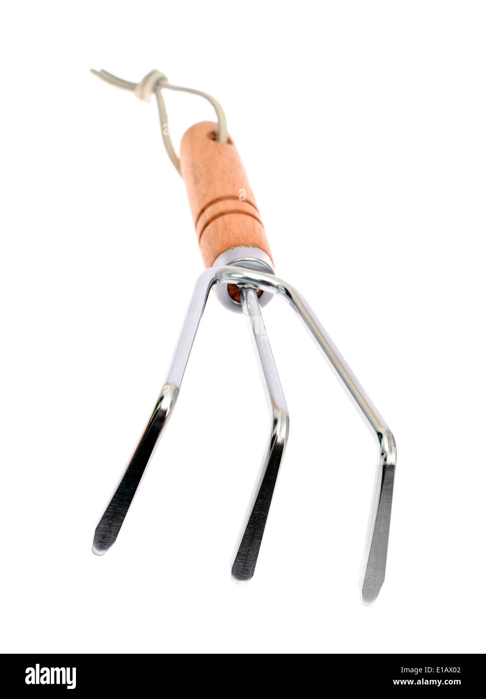 Gardening Tools, Rake on White Background Stock Photo - Alamy