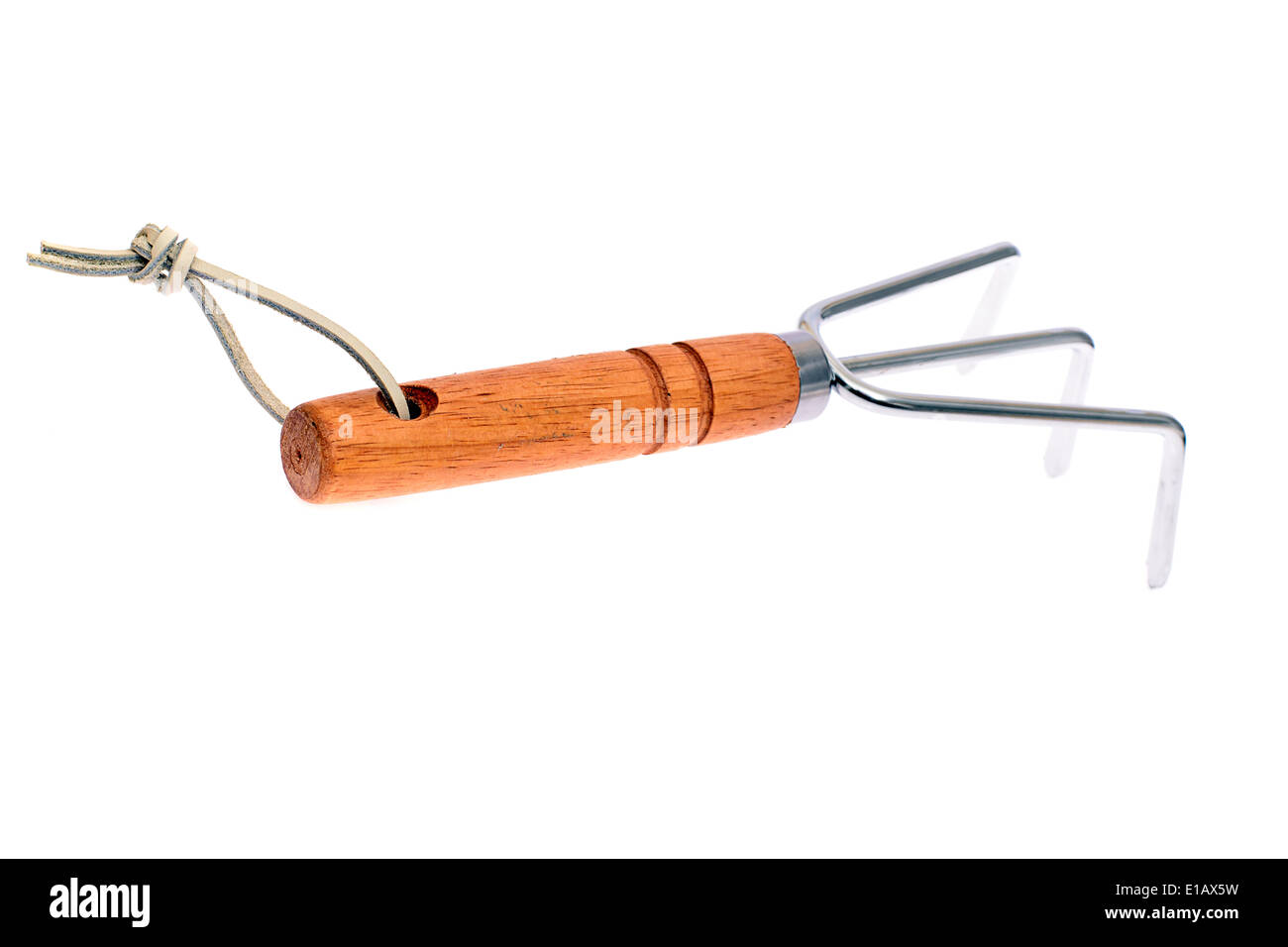 Gardening Tools, Rake on White Background Stock Photo - Alamy