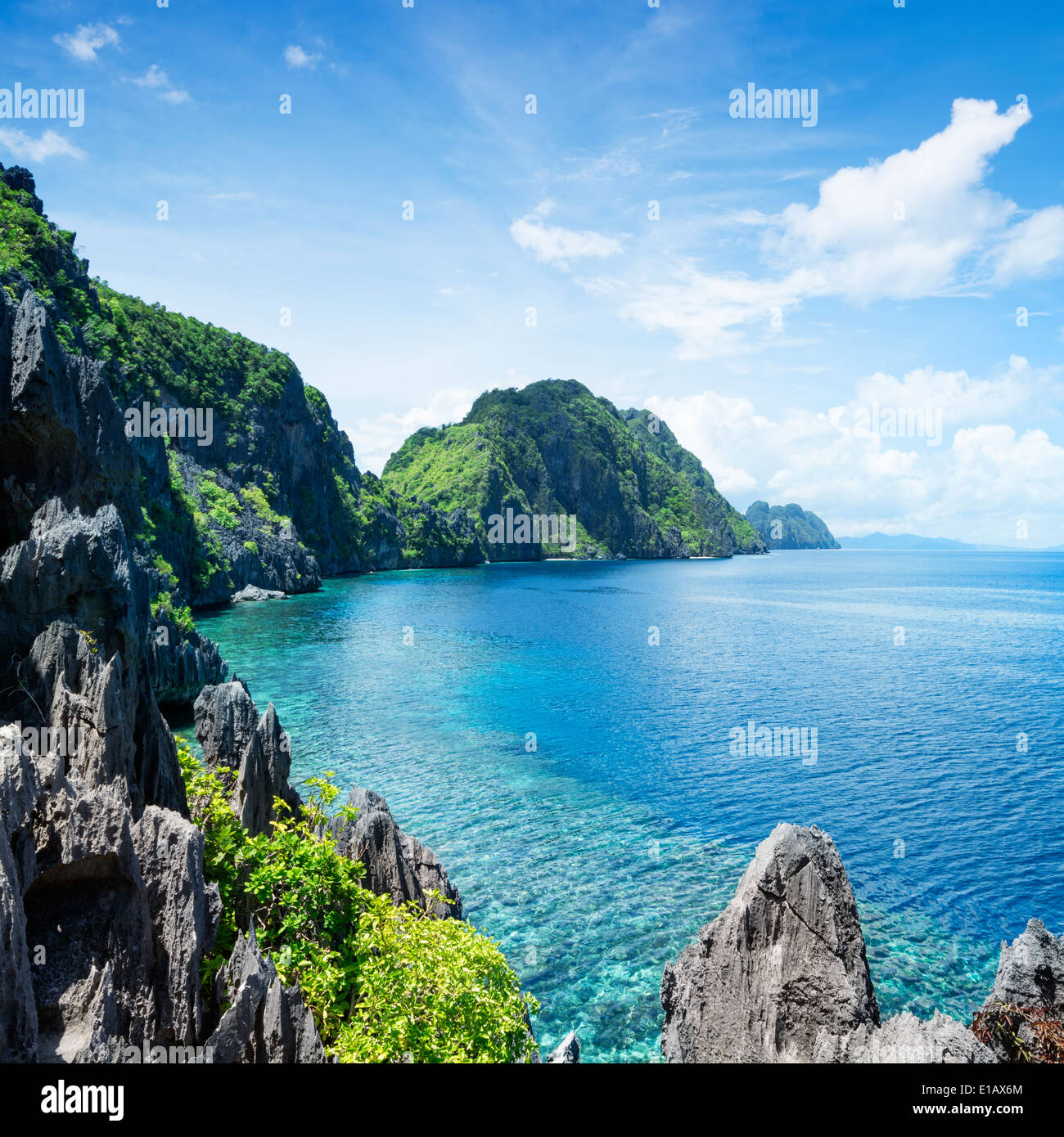 Tapiutan Strait in El Nido , Palawan, Philippines Stock Photo - Alamy