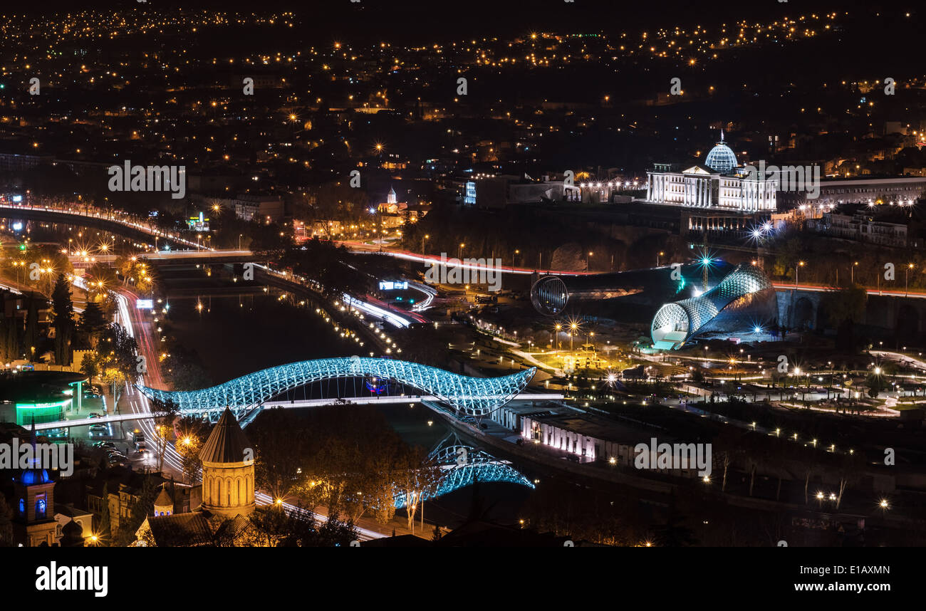 Night tbilisi hi-res stock photography and images - Alamy
