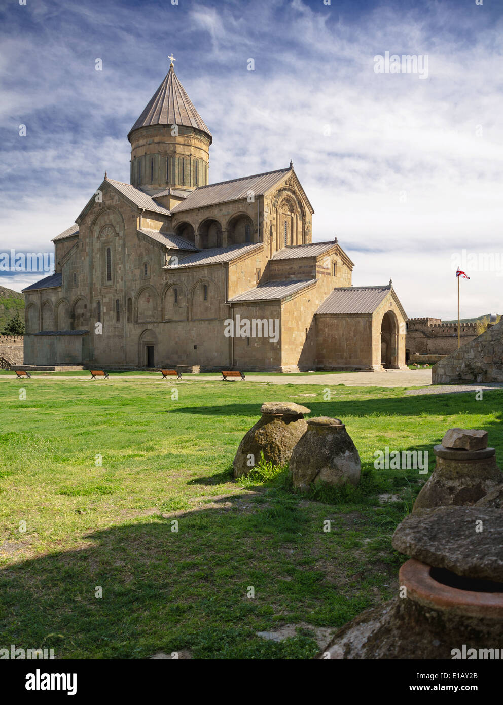Sveticxoveli medieval orthodox castle-cathedral, one of the symbols of ...