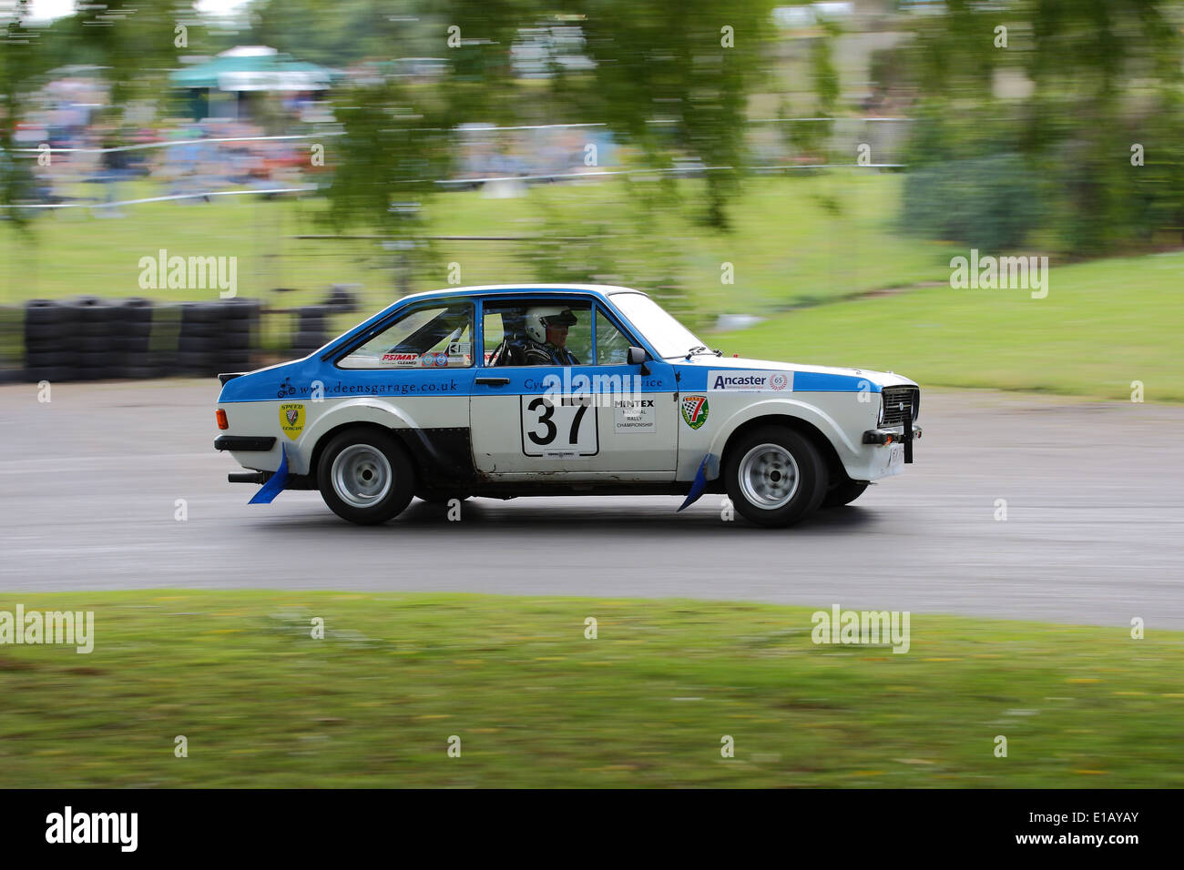 A car competes in the Motorsport At The Palace Sprint at Crystal Palace ...