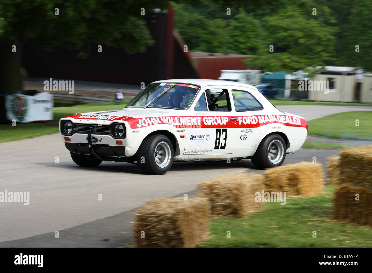 A car competes in the Motorsport At The Palace Sprint at Crystal Palace ...