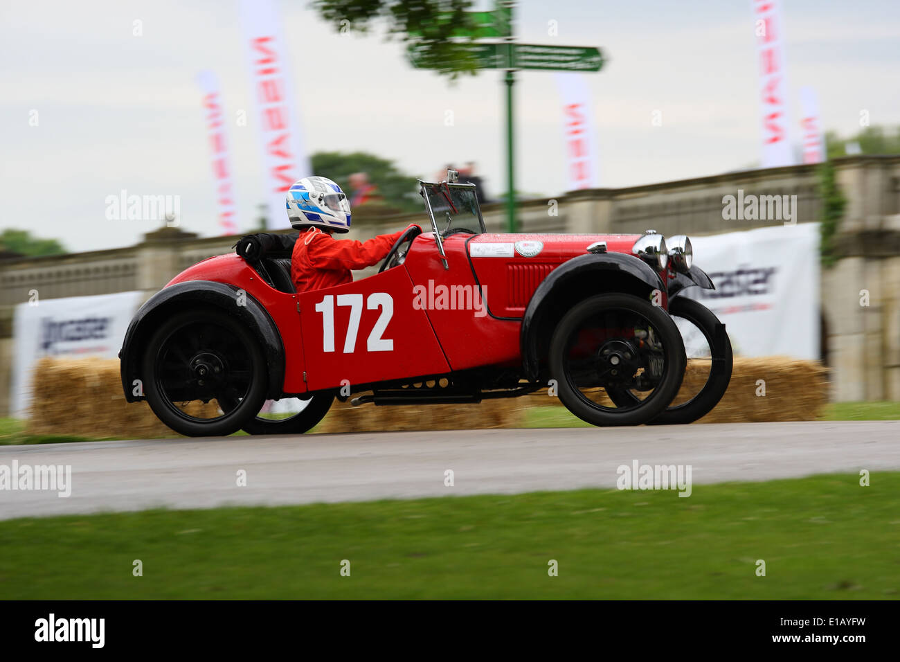 A car competes in the Motorsport At The Palace Sprint at Crystal Palace ...