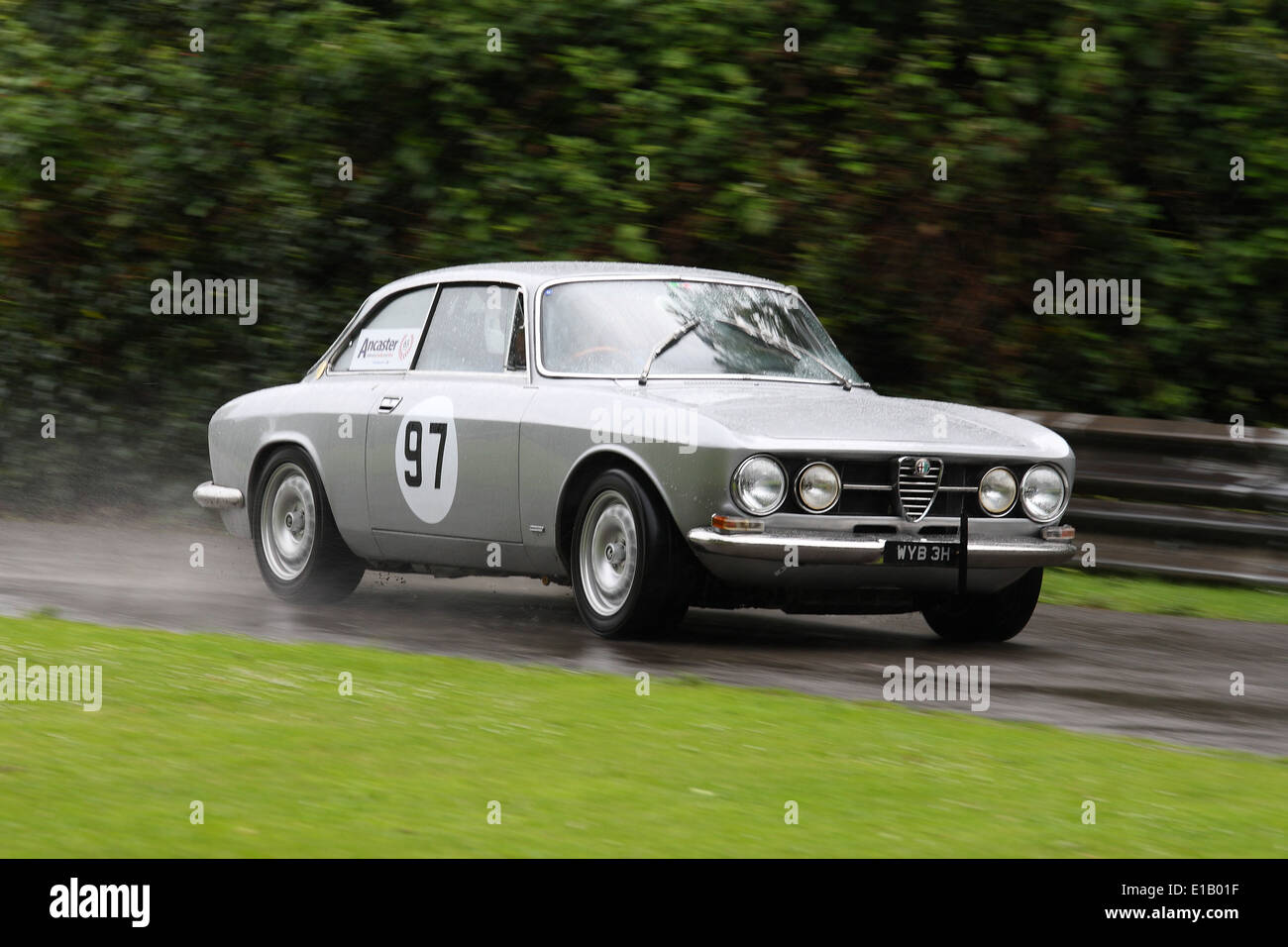 A car competes in the Motorsport At The Palace Sprint at Crystal Palace ...