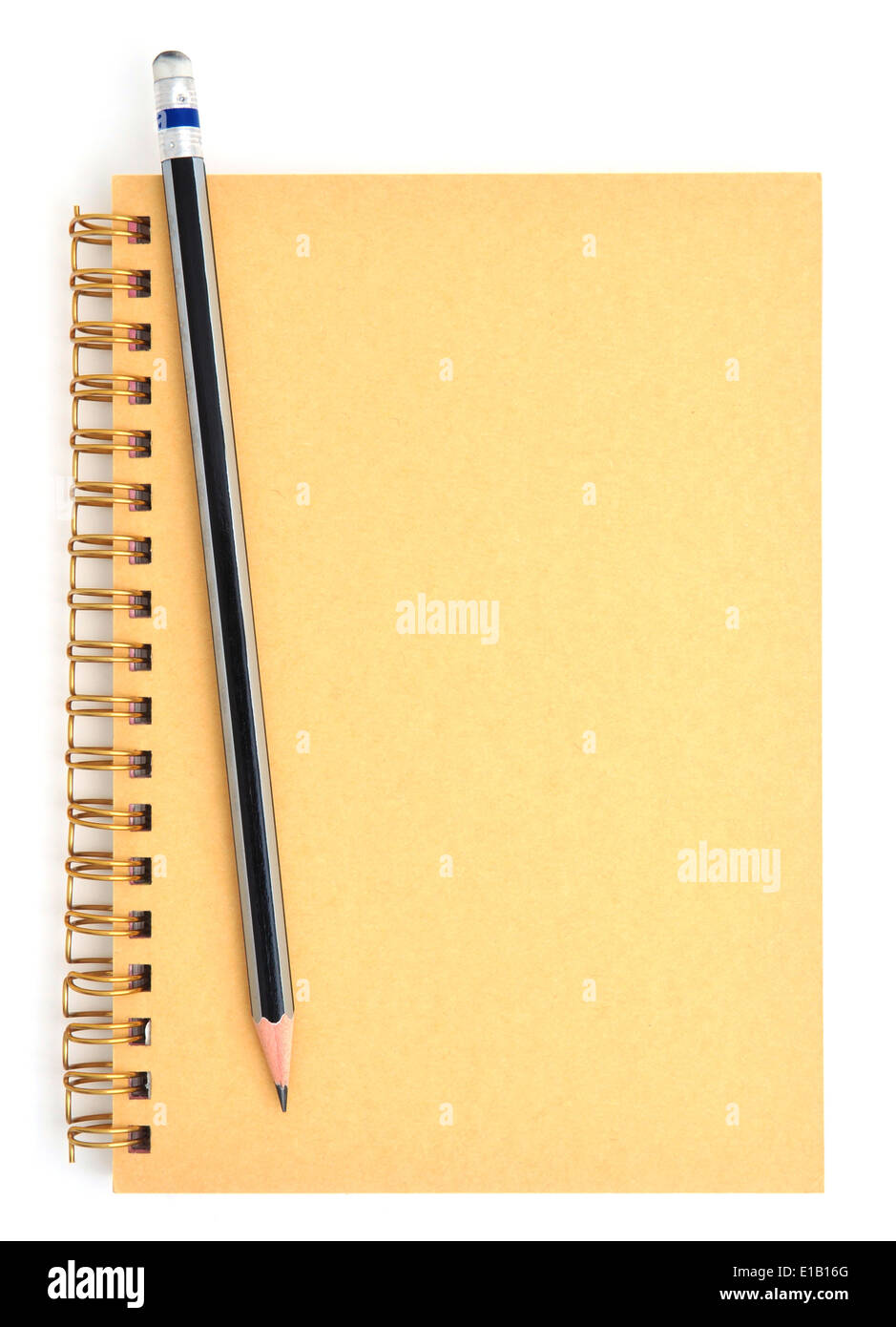 Notepad and Pencil Stock Photo - Alamy